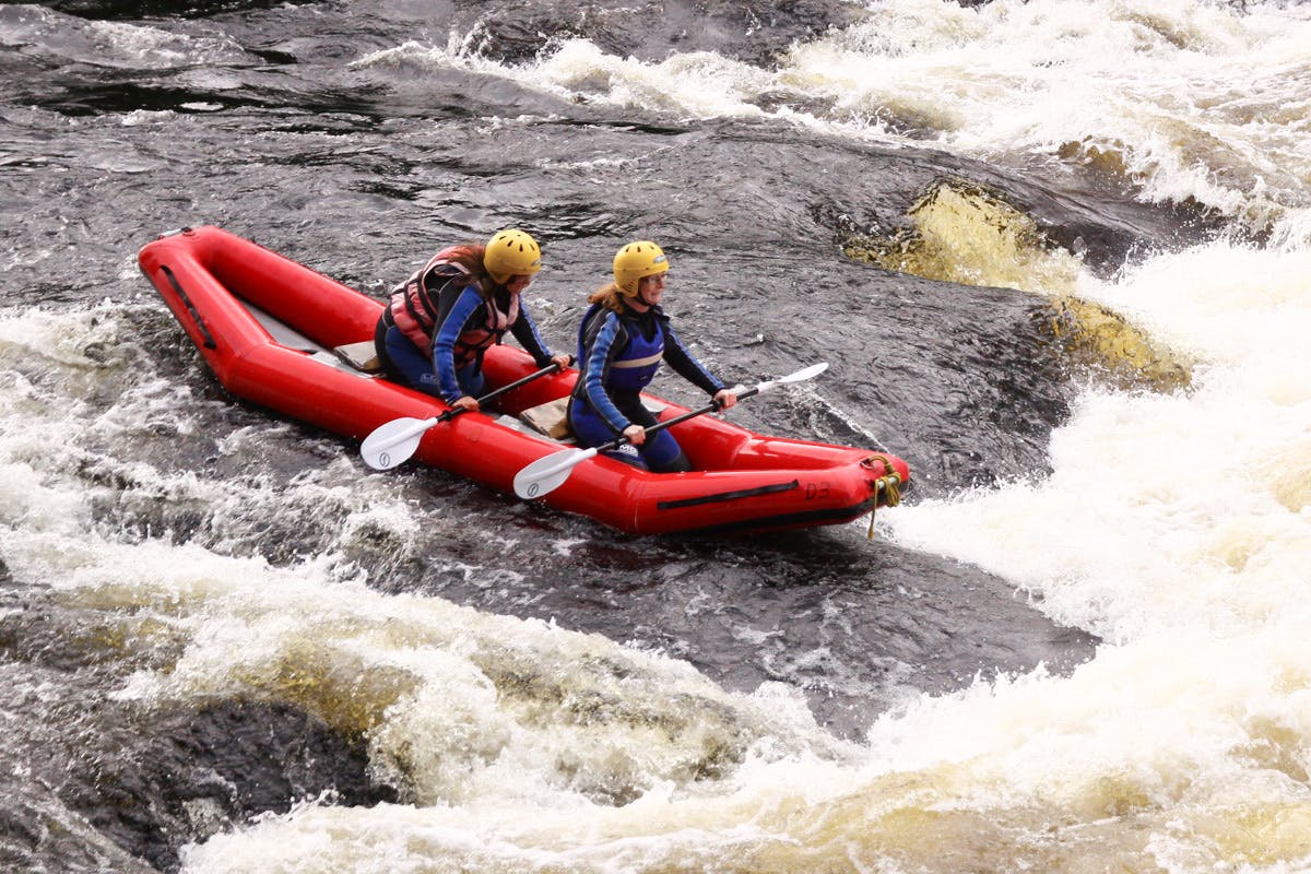 One Night Nottingham City Break and White Water Rafting for Two ...