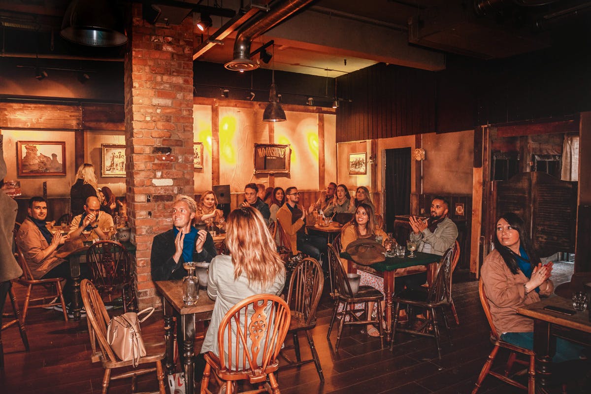 Theatrical Cocktail Experience for Two at Moonshine Saloon, Western ...