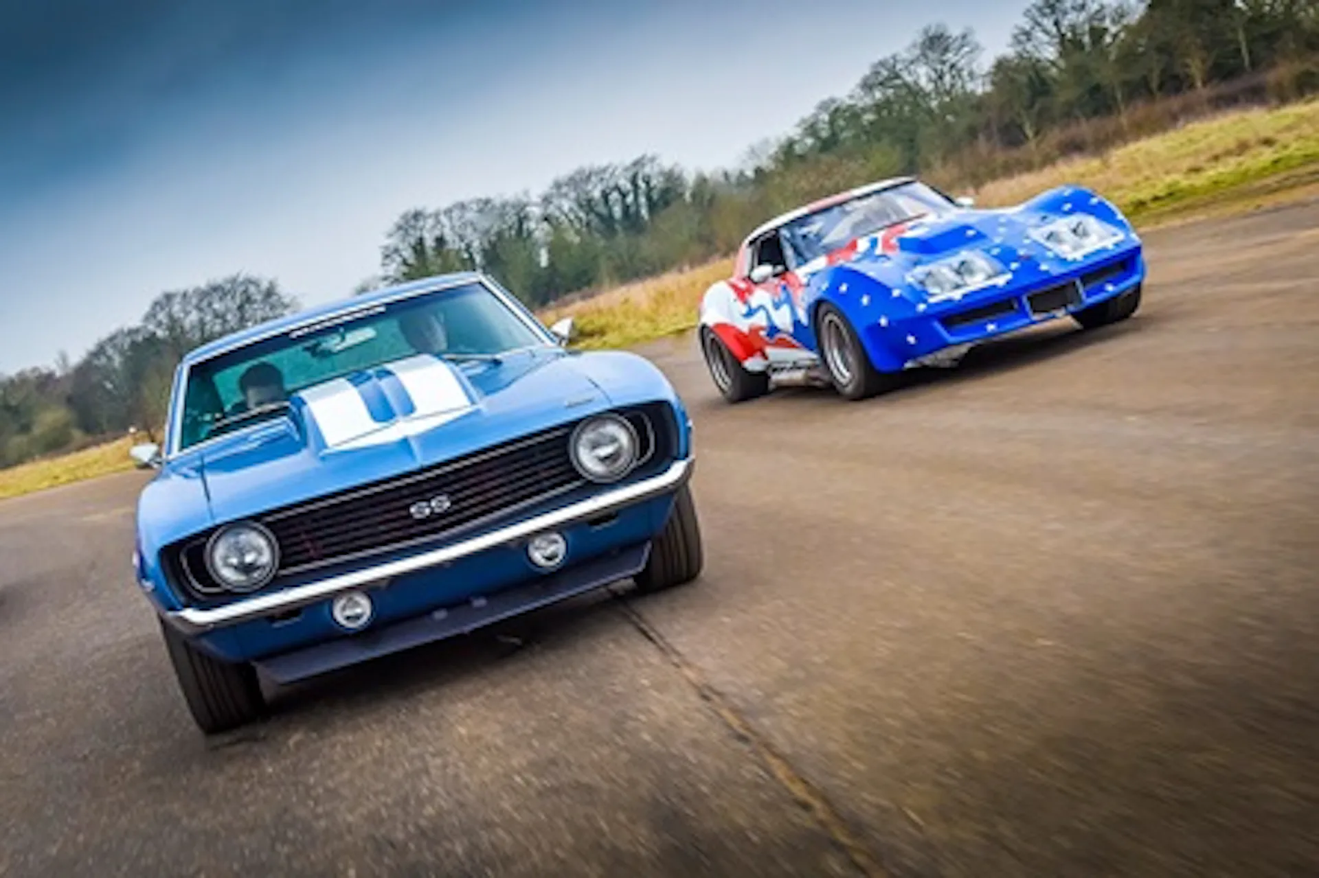 Double American Muscle Car Blast plus High Speed Passenger Ride ...
