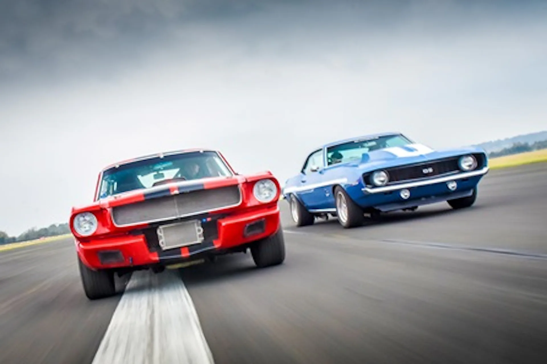 Double American Muscle Car Blast plus High Speed Passenger Ride ...