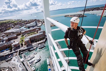 Abseil from the Spinnaker Tower with GoPro Video, Photo and T-Shirt ...