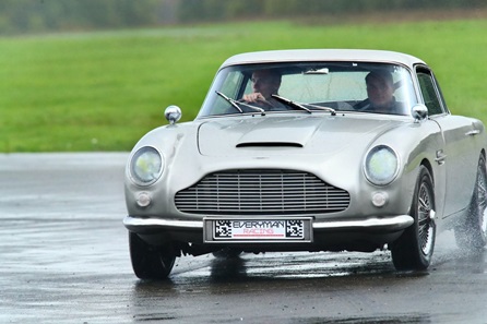 Aston Martin DB5 Replica Driving Blast with High Speed Passenger Ride ...