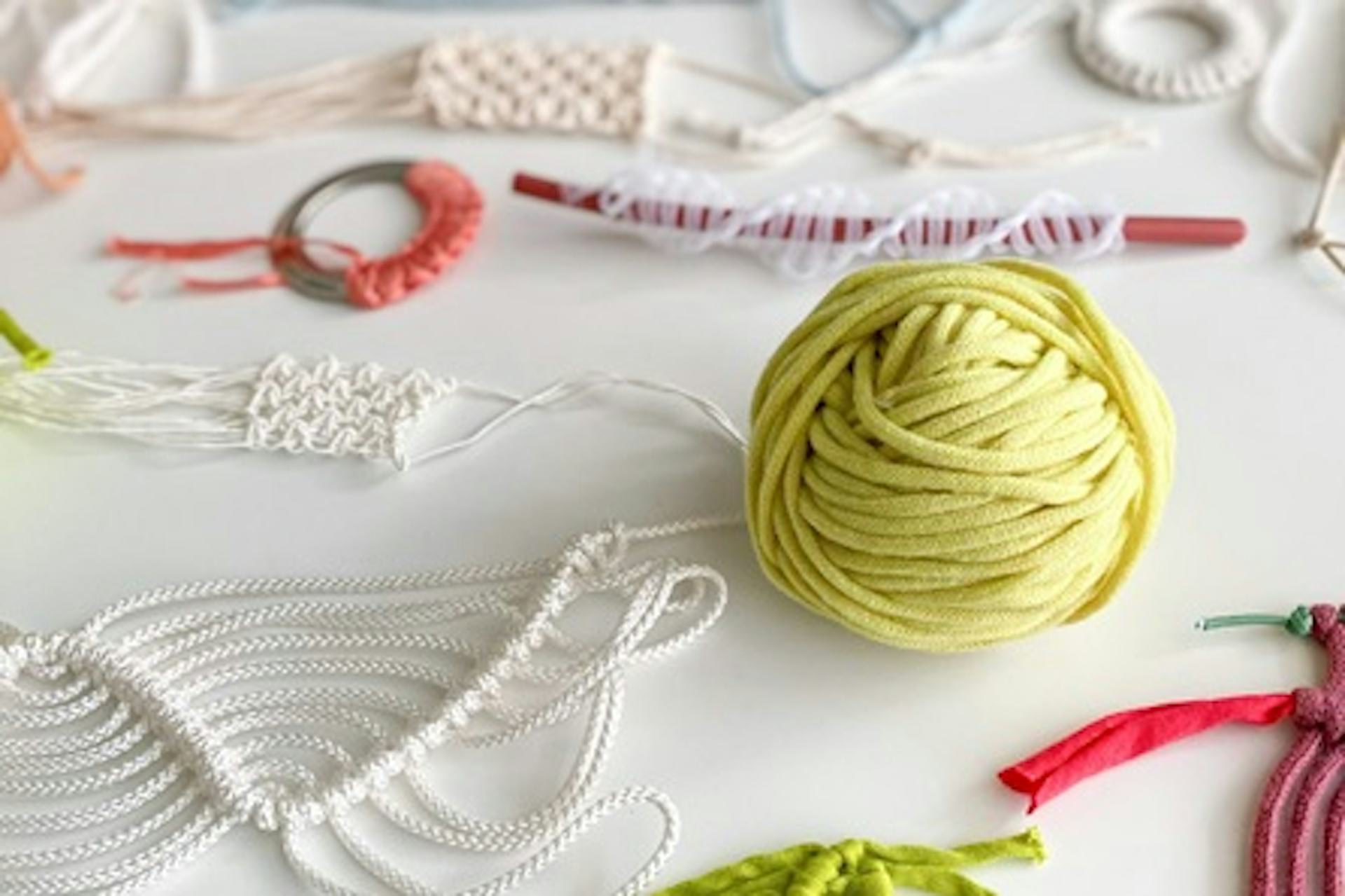 At Home Macrame Masterclass Kit with Online Tutorial Videos - Virgin Experience Days