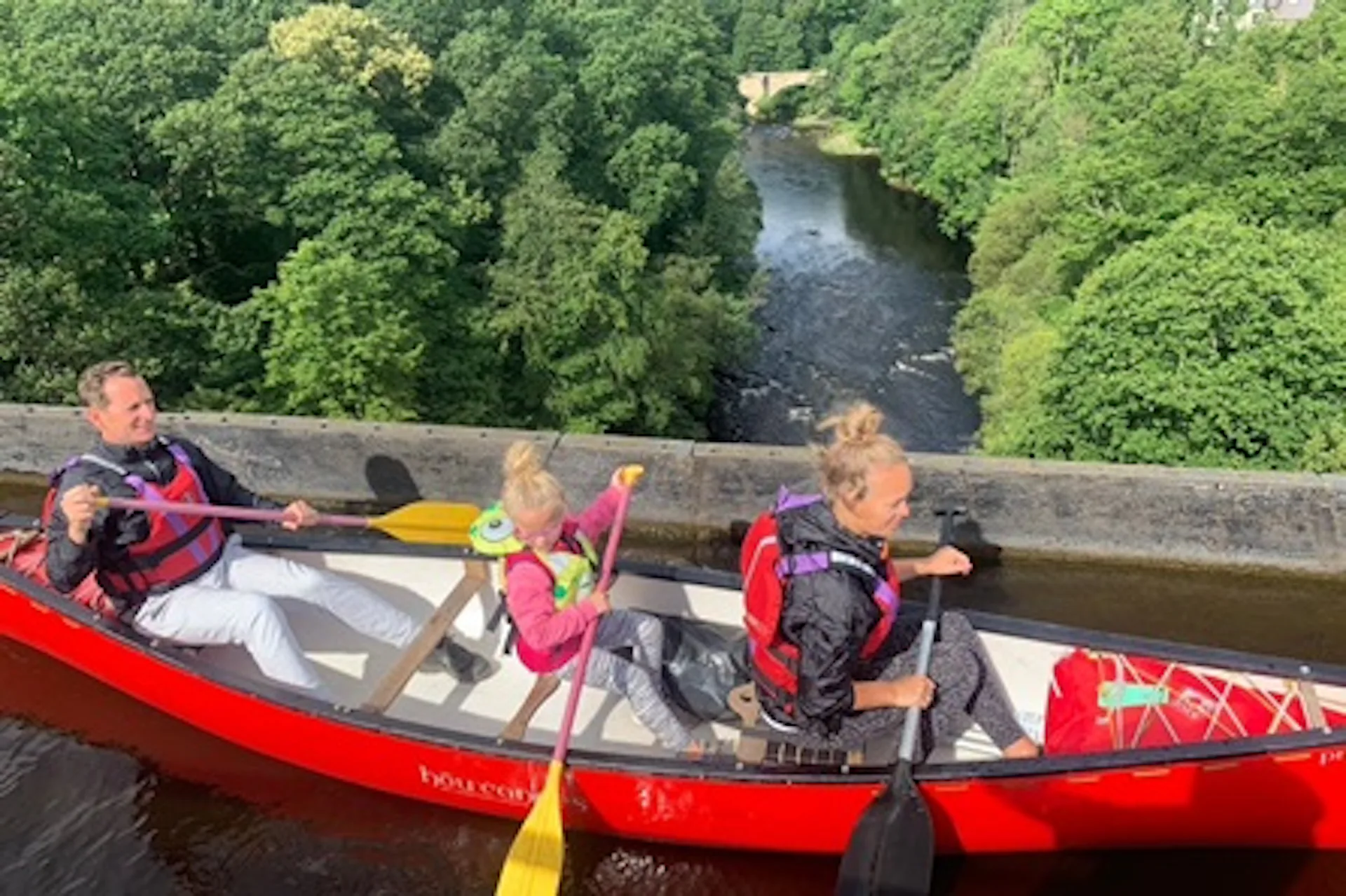 Canoe Along the Highest Aqueduct in the World for Two - Virgin ...