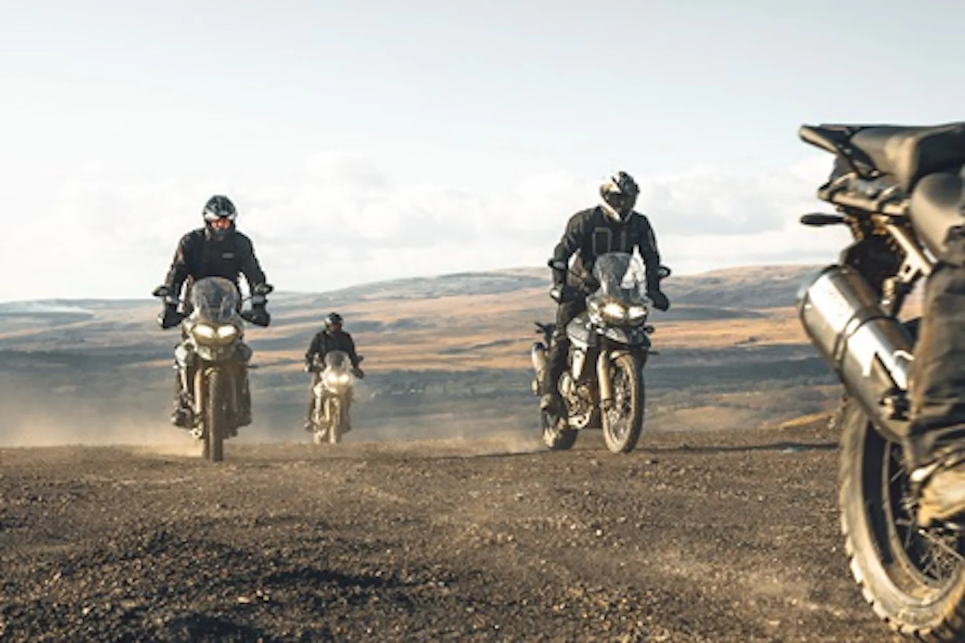 Full Day Scrambler Motorcycle Experience at Triumph Adventure - Virgin ...