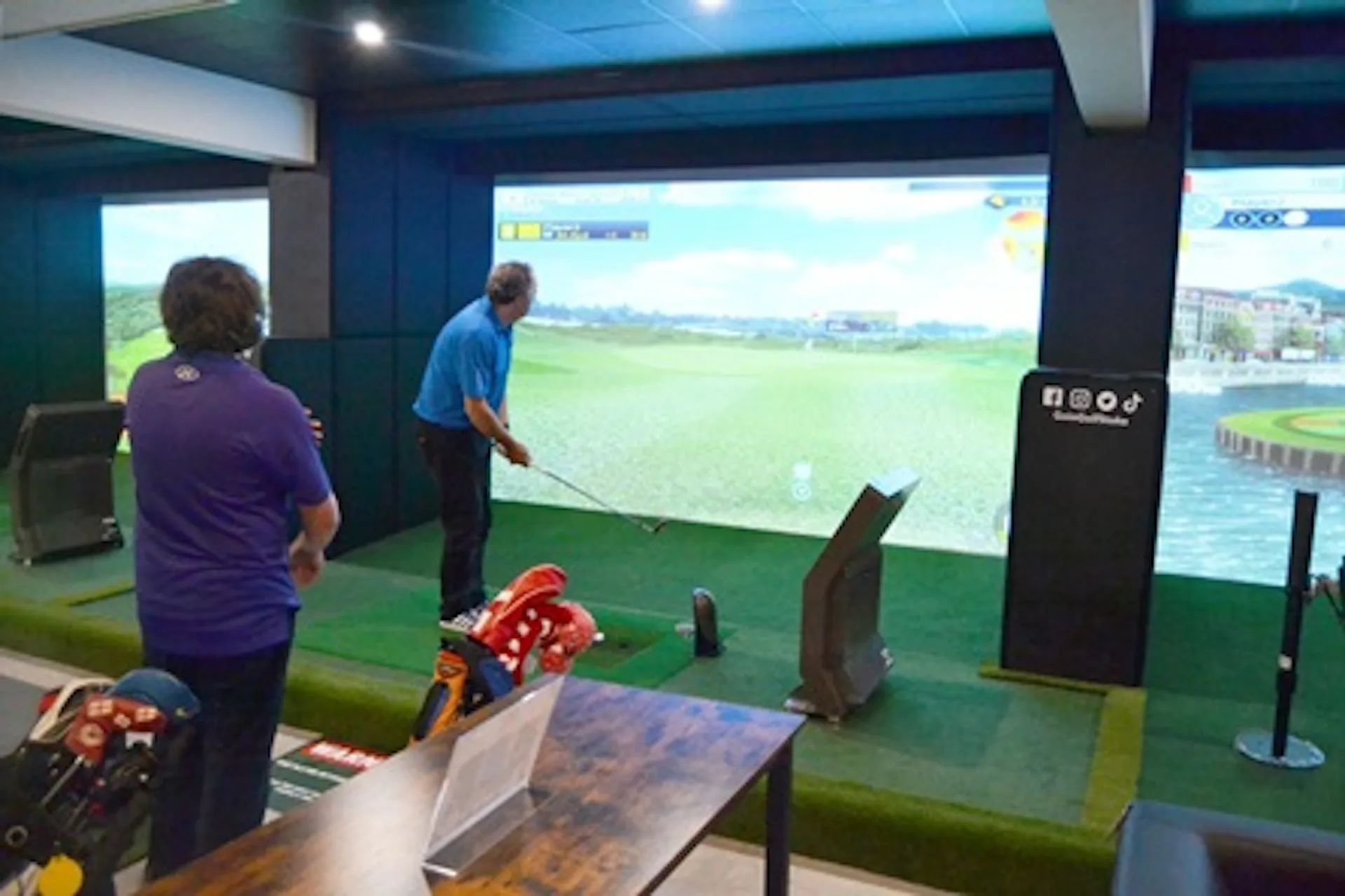 Indoor Virtual Golf Experience with Refreshments for Two - Virgin ...