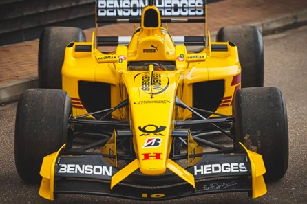 Jordan EJ12 Race Car Portrait Photo and Supercar High Speed Passenger ...