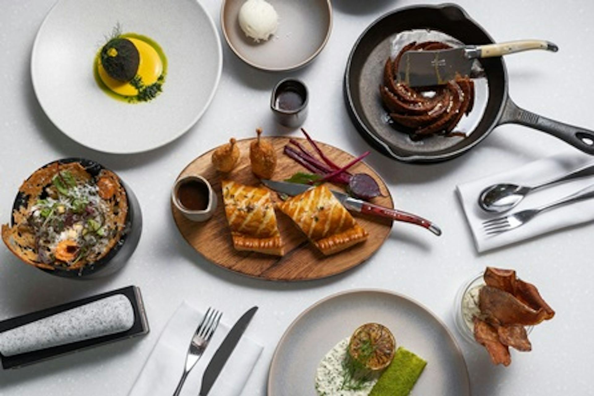 Luxury Four Course Dinner with Champagne for Two at The Montagu Kitchen ...