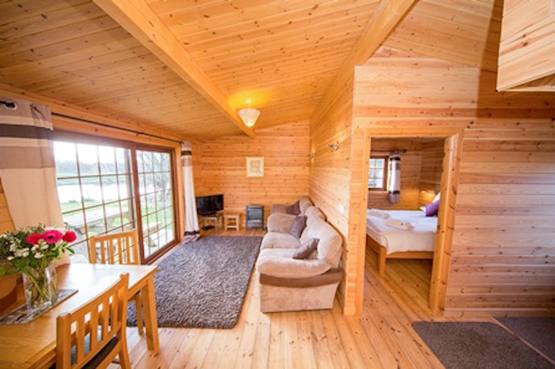 Winter Three Night Weekend Log Cabin Escape for Two at Wall Eden Farm ...