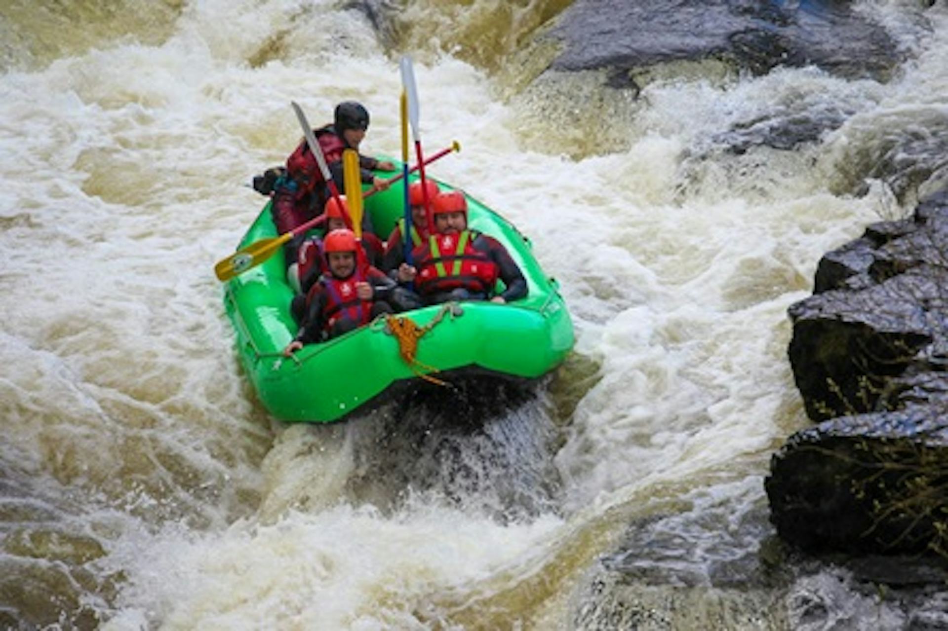 White Water Rafting for Two in Llangollen North Wales - Virgin ...